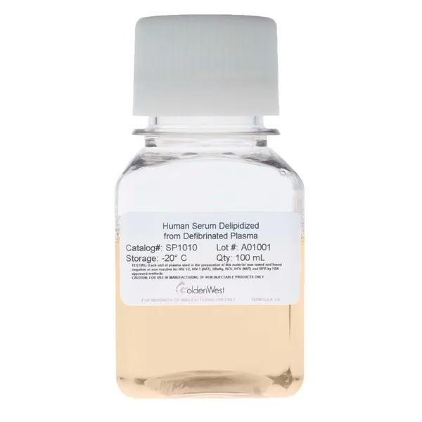 SP1010: Human Serum Delipidized from Defibrinated Plasma | Veritas ...